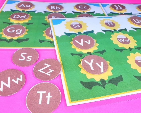 Alphabet Busy Sheet Printable Learning Activity Letter - Etsy
