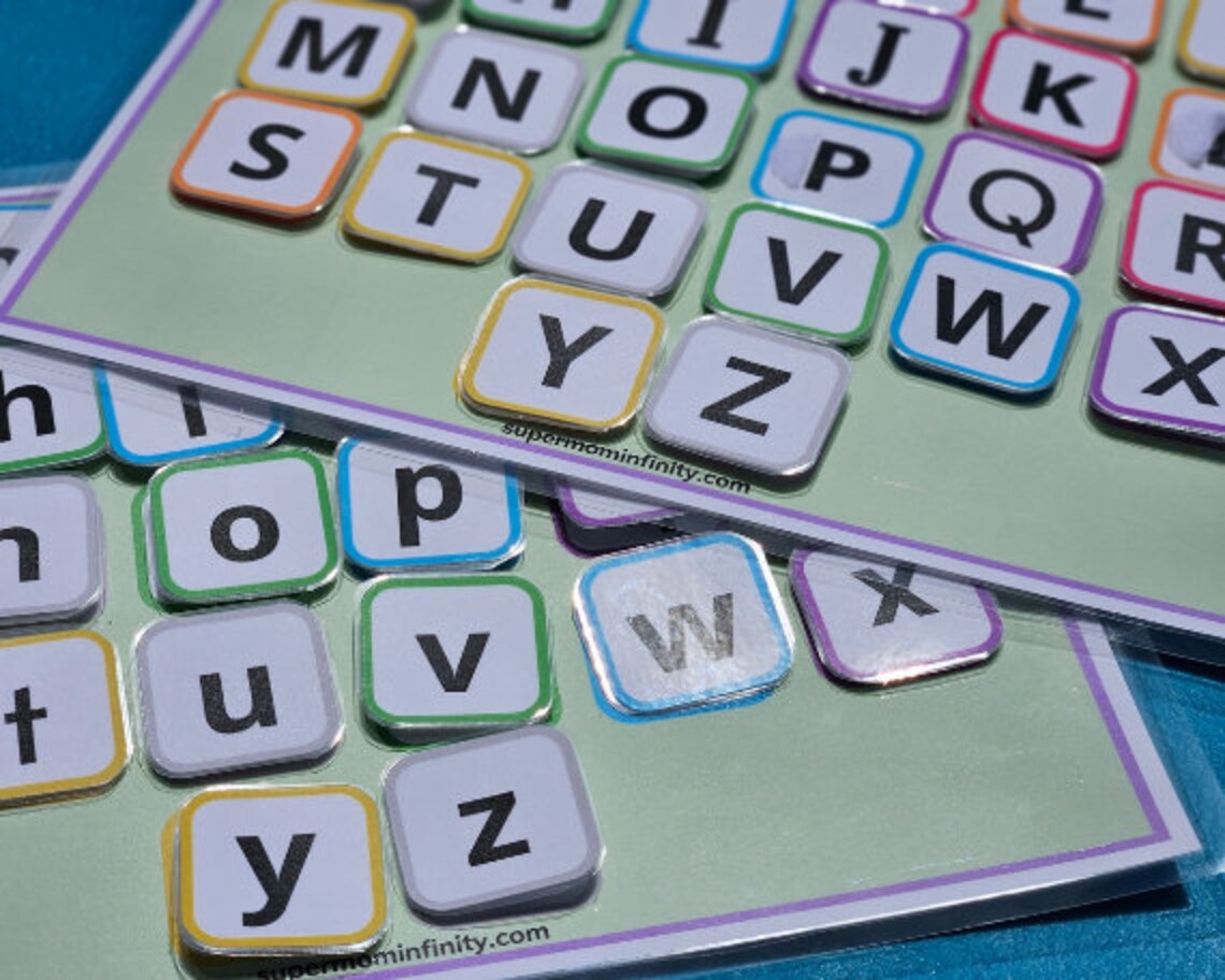 Uppercase and Lowercase Alphabet Matching, Alphabet Learning Activity ...