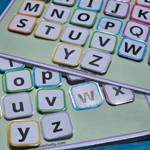 Uppercase and Lowercase Alphabet Matching, Alphabet Learning Activity ...