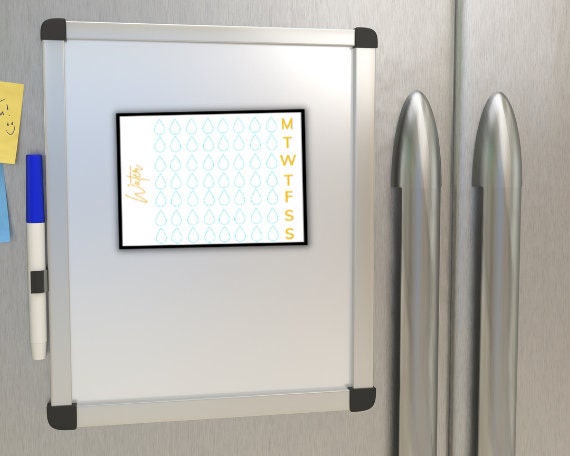 Waterlog Tracker, Weekly Water Intake Log, Water Tracker Template ...