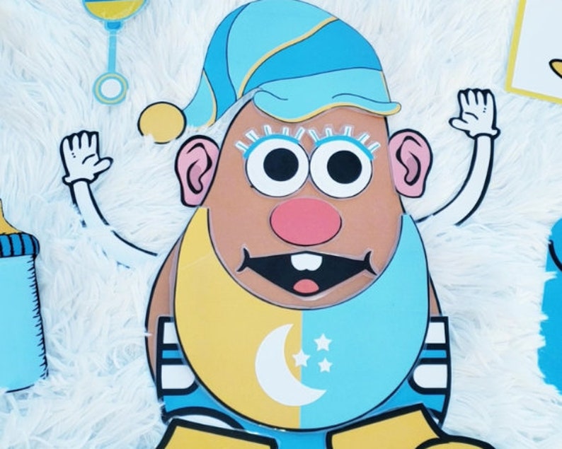 Baby Potato Head Printable Activity, Potato Head Activity, Toddler ...