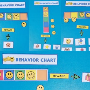 Behavior Chart, Autism Behavior Chart, Behavior Rewards Chart, Special ...