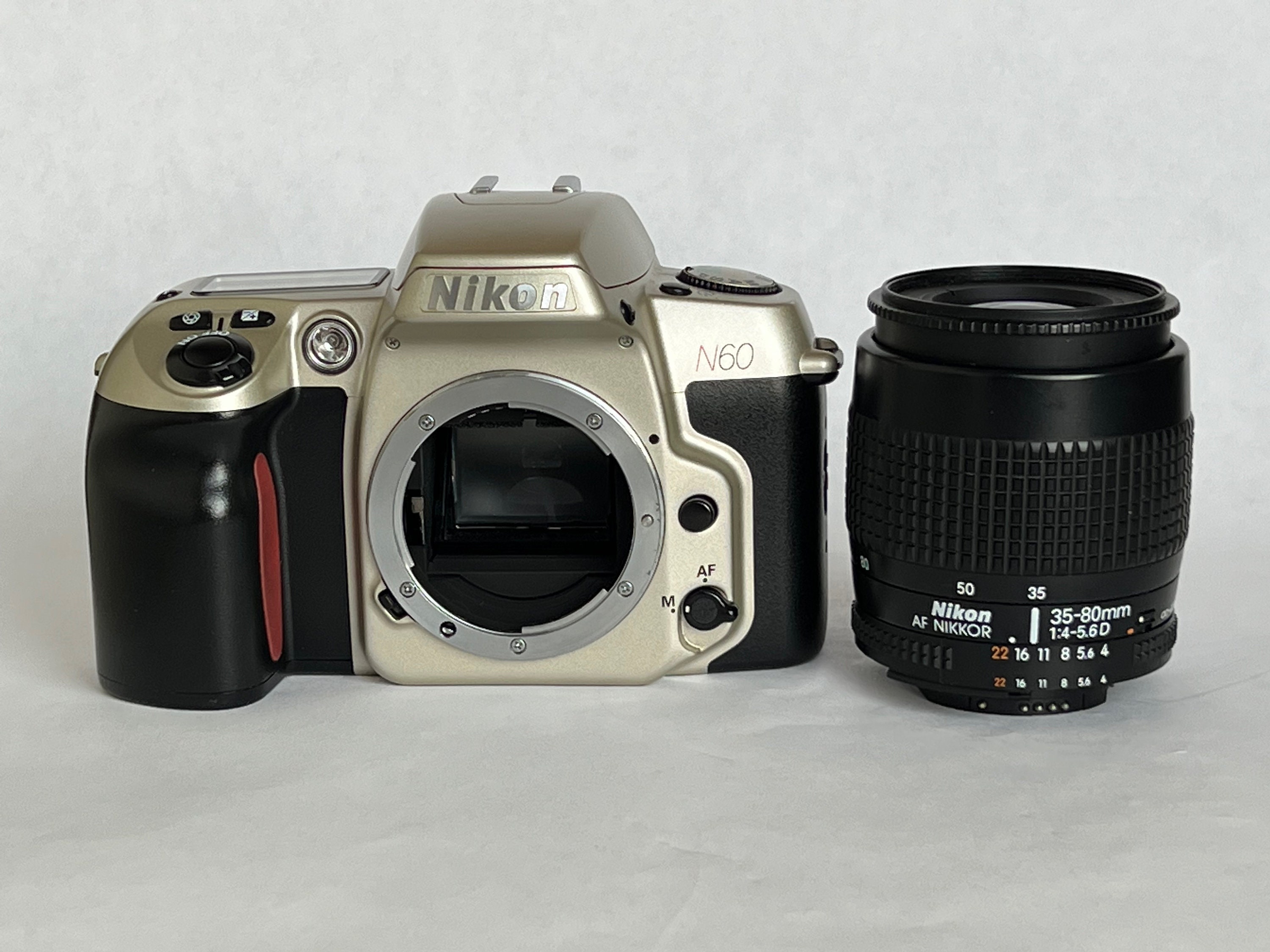 Nikon N60 Vintage Autofocus Film 35mm Camera W/nikkor AF - Etsy