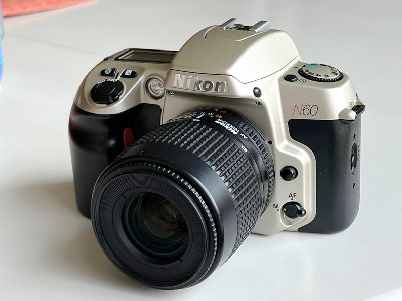Nikon N60 Vintage Autofocus Film 35mm Camera W/nikkor AF 35-80mm Lens ...