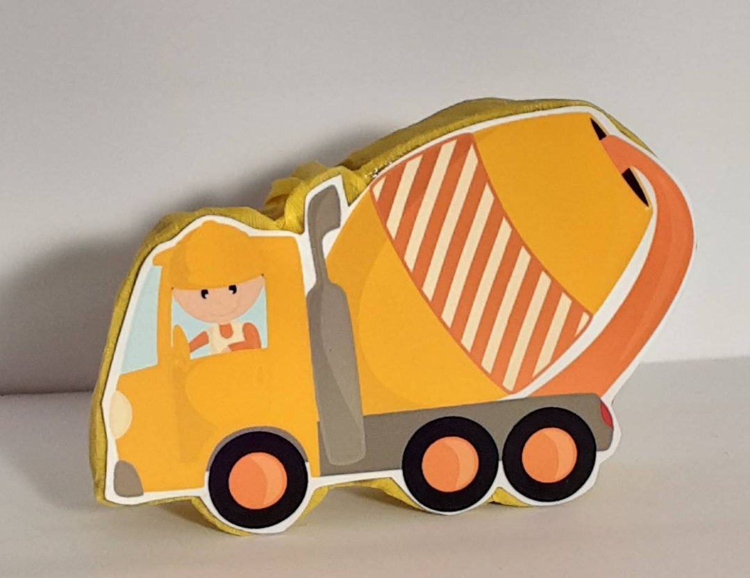Cement Truck Pinata Dump Party Birthday Construction Pinata ...