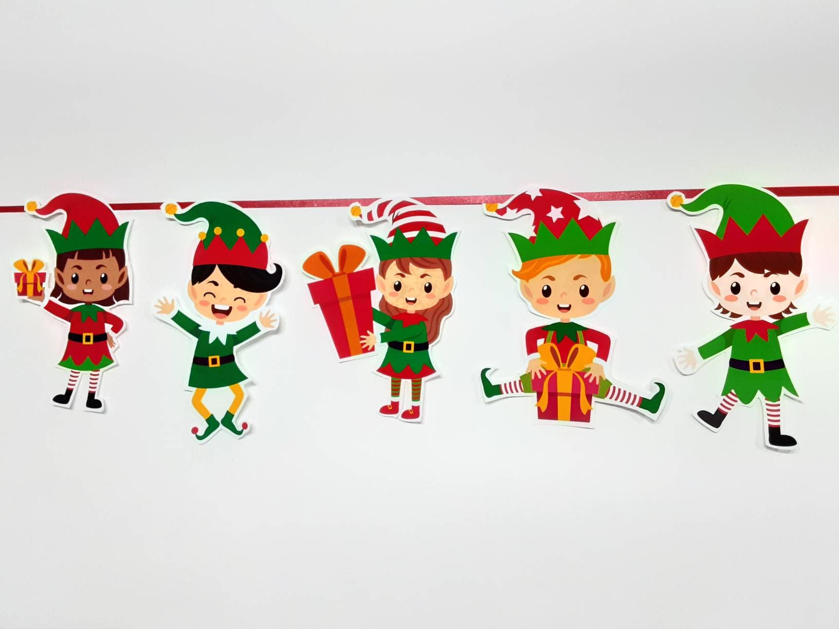 Elf Banner Ready to Ship Elves Banner Christmas Banner Christmas Party ...