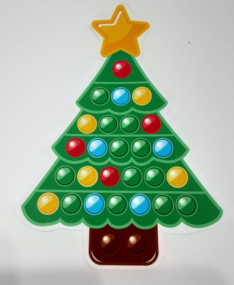 Christmas Pop It Pinata Christmas Fidget Toy Pinata Popit Birthday Pop ...