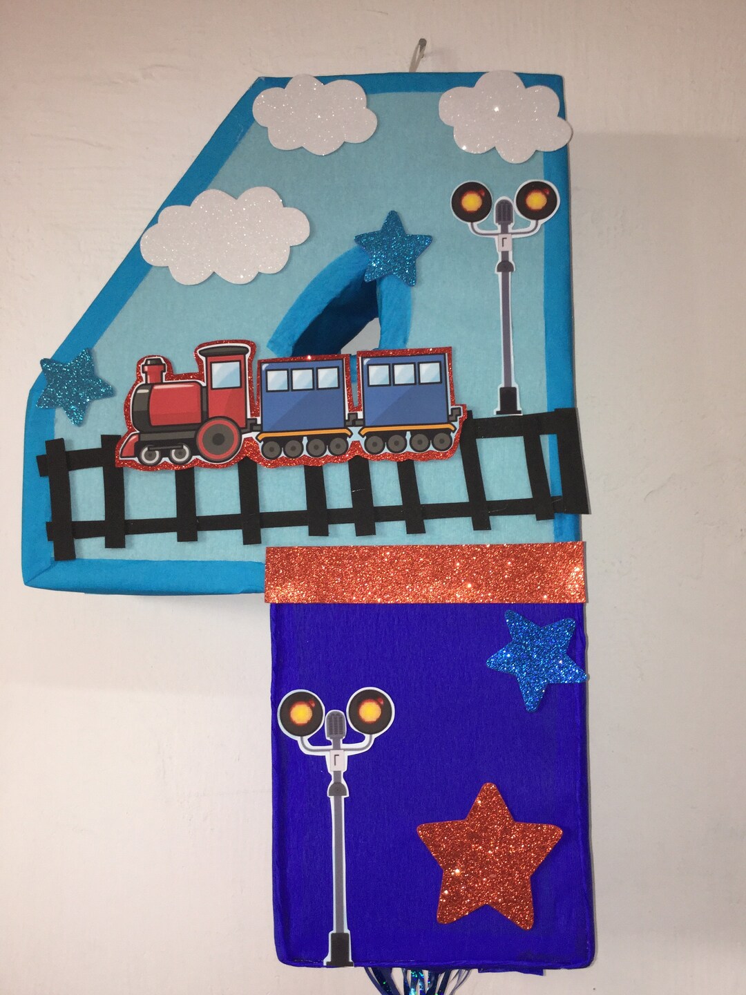 Number Train Pinata Train Pinata Choo Choo Train Birthday Party Train ...