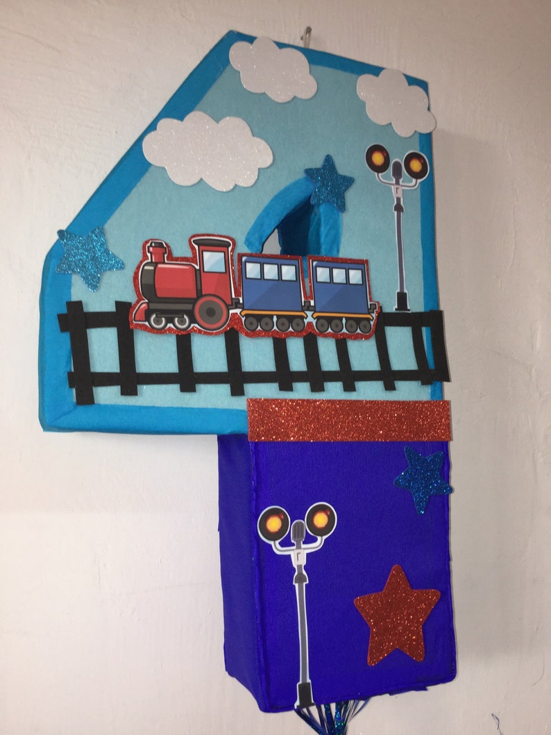 Number Train Pinata Train Pinata Choo Choo Train Birthday Party Train ...