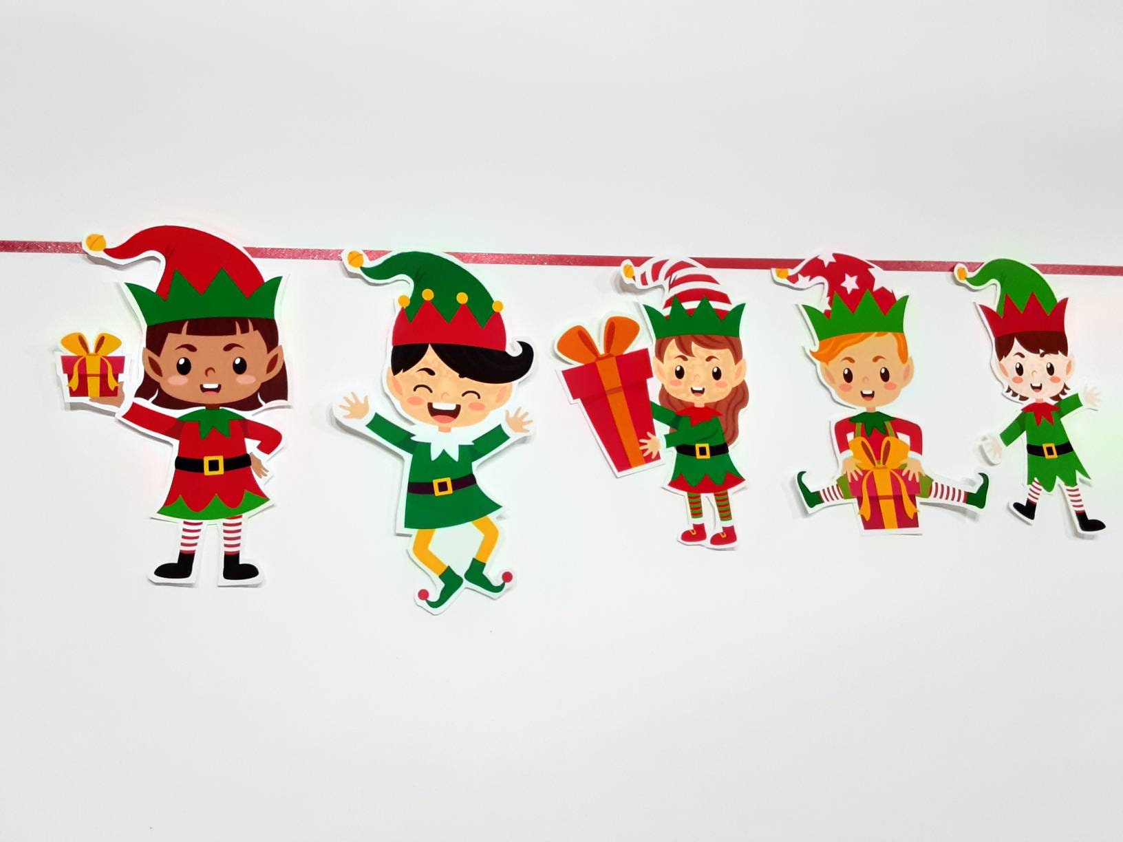 Elf Banner Ready to Ship Elves Banner Christmas Banner Christmas Party ...