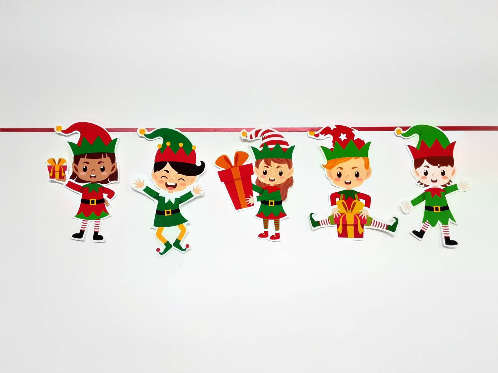 Elf Banner Ready to Ship Elves Banner Christmas Banner Christmas Party ...
