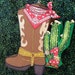 Boot Pinata Cowboy Birthday Party Sheriff Pinata - Etsy