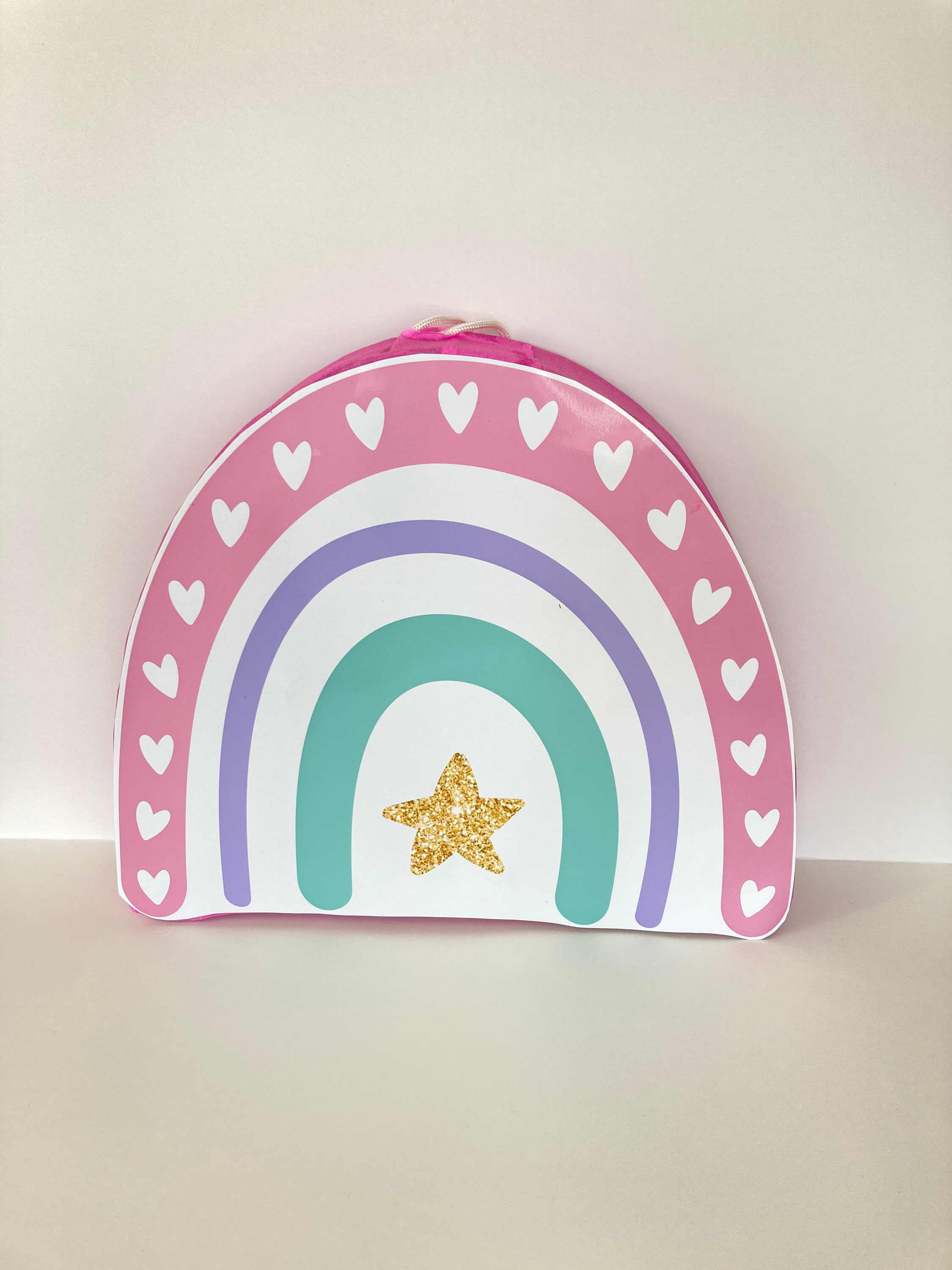 Big Modern Rainbow Pinata Boho Rainbow Colorful Pinata - Etsy