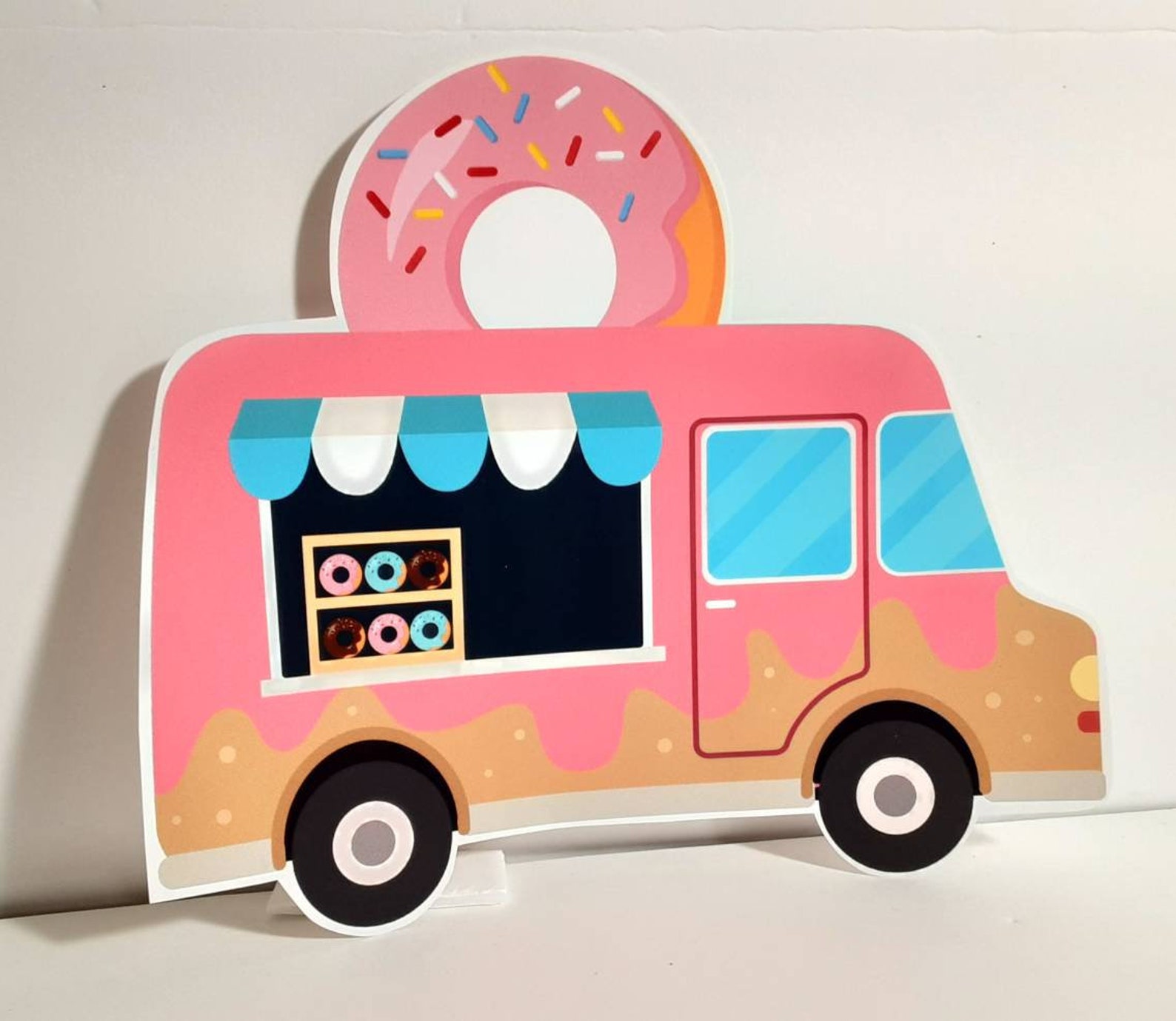 Donut Decorations Donut Car Standee Prop Ice Cream Prop Donut Backdrop ...