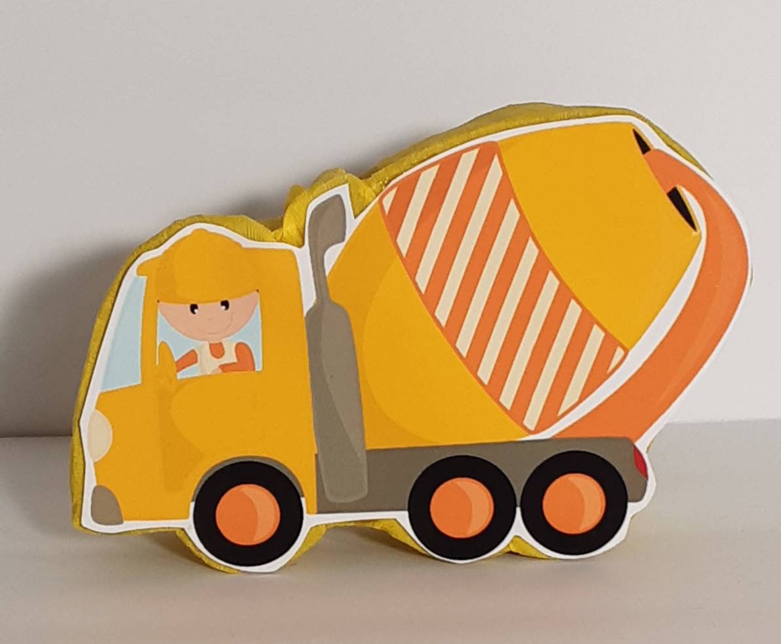 Cement Truck Pinata Dump Party Birthday Construction Pinata ...