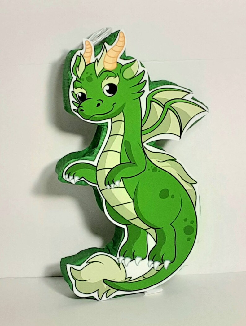 Dragon Pinata Printed Dragon Pinata Fairy Tales Birthday Party Castle ...