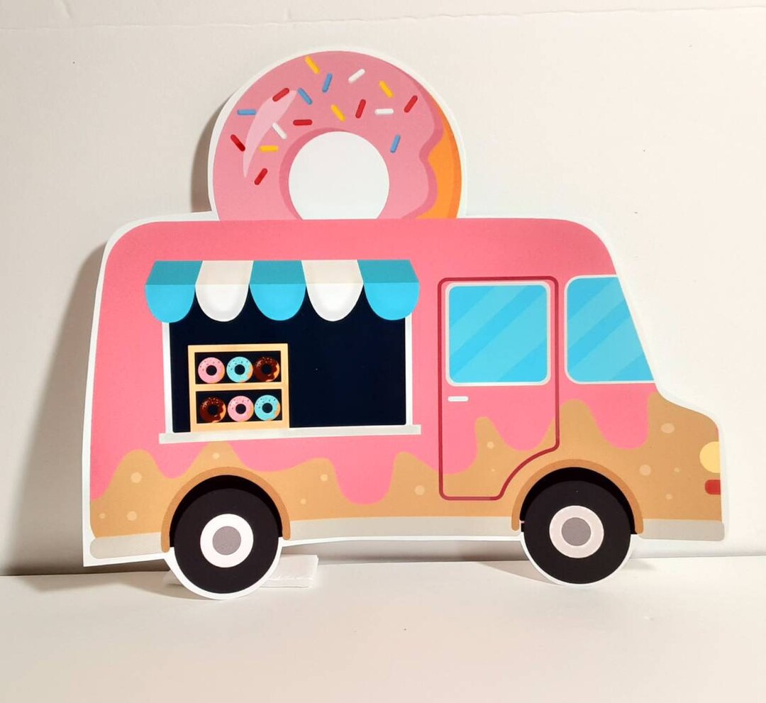 Donut Decorations Donut Car Standee Prop Ice Cream Prop Donut Backdrop ...