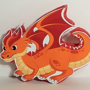 Dragon Pinata Printed Dragon Pinata Fairy Tales Birthday Party Castle ...