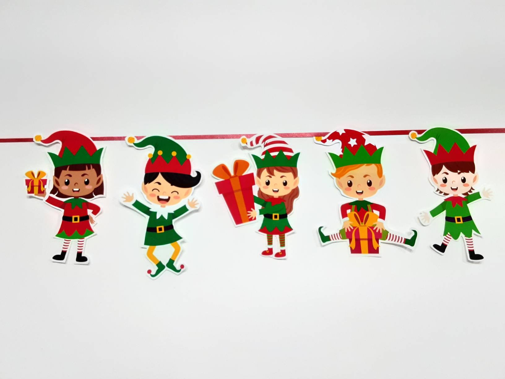 Elf Banner Ready to Ship Elves Banner Christmas Banner Christmas Party ...