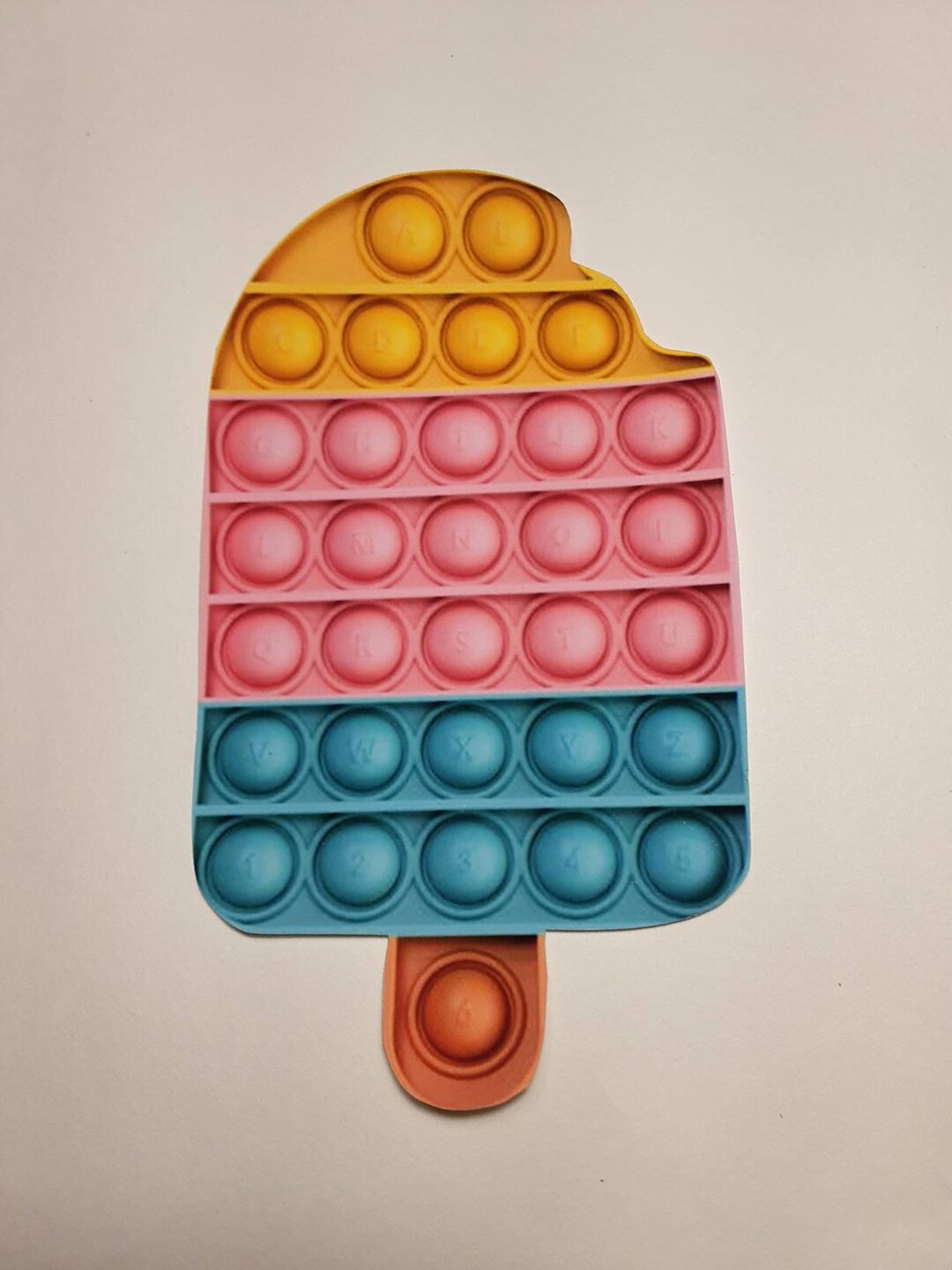 Handmade Ice Pop It Pinata Printed Pinata Pop It Birthday Party Fidget ...
