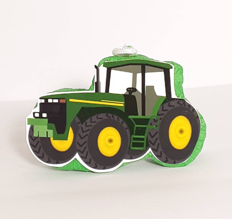 Tractor Pinata Tractor Party Birthday Construction Pinata Construction ...