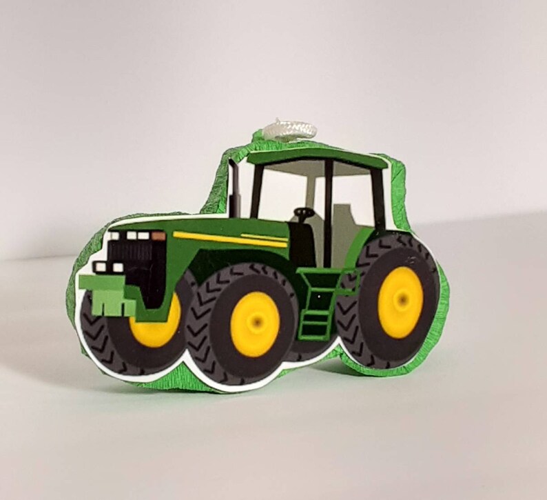 Tractor Pinata Tractor Party Birthday Construction Pinata Construction ...