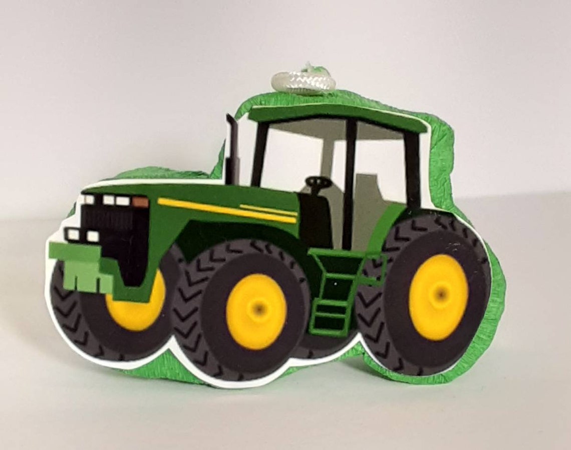 Tractor Pinata Tractor Party Birthday Construction Pinata - Etsy