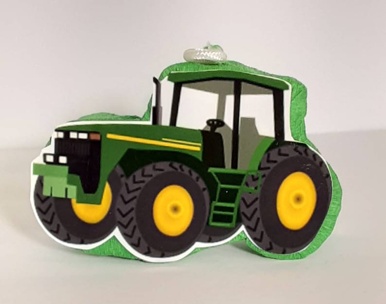 Tractor Pinata Tractor Party Birthday Construction Pinata - Etsy