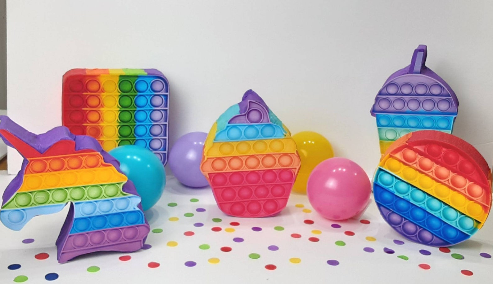 5 Pop It Mini Pinatas Pop It Mini Pinata Pop It Party Pop It - Etsy