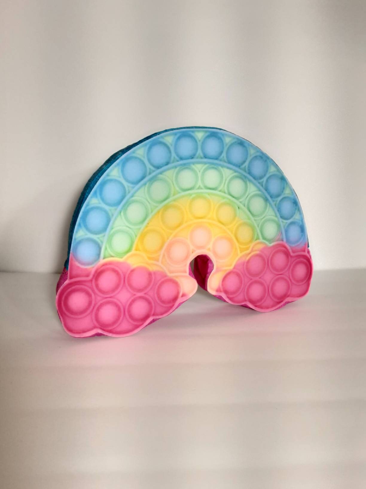 Rainbow Pop It Pinata Printed Pop It Birthday Party Fidget Pinata Pop ...