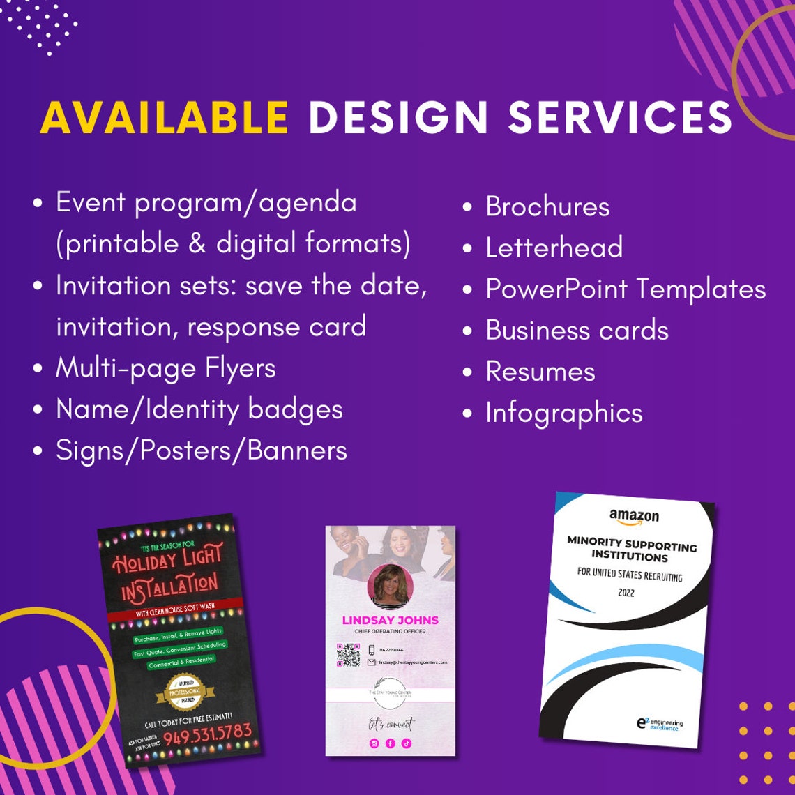 Custom Professional Graphic Design Service, Event Conference Program ...