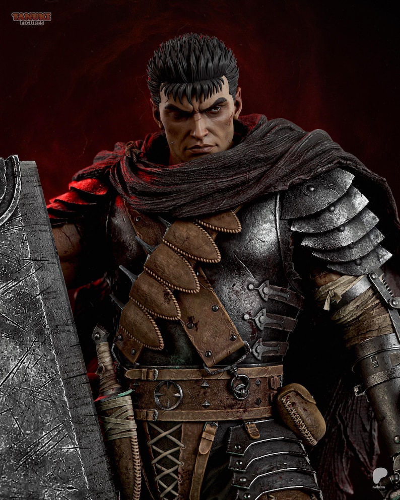Berserk (guts) Diorama – Fan Art Statue by Tanuki Figures | Unpainted ...