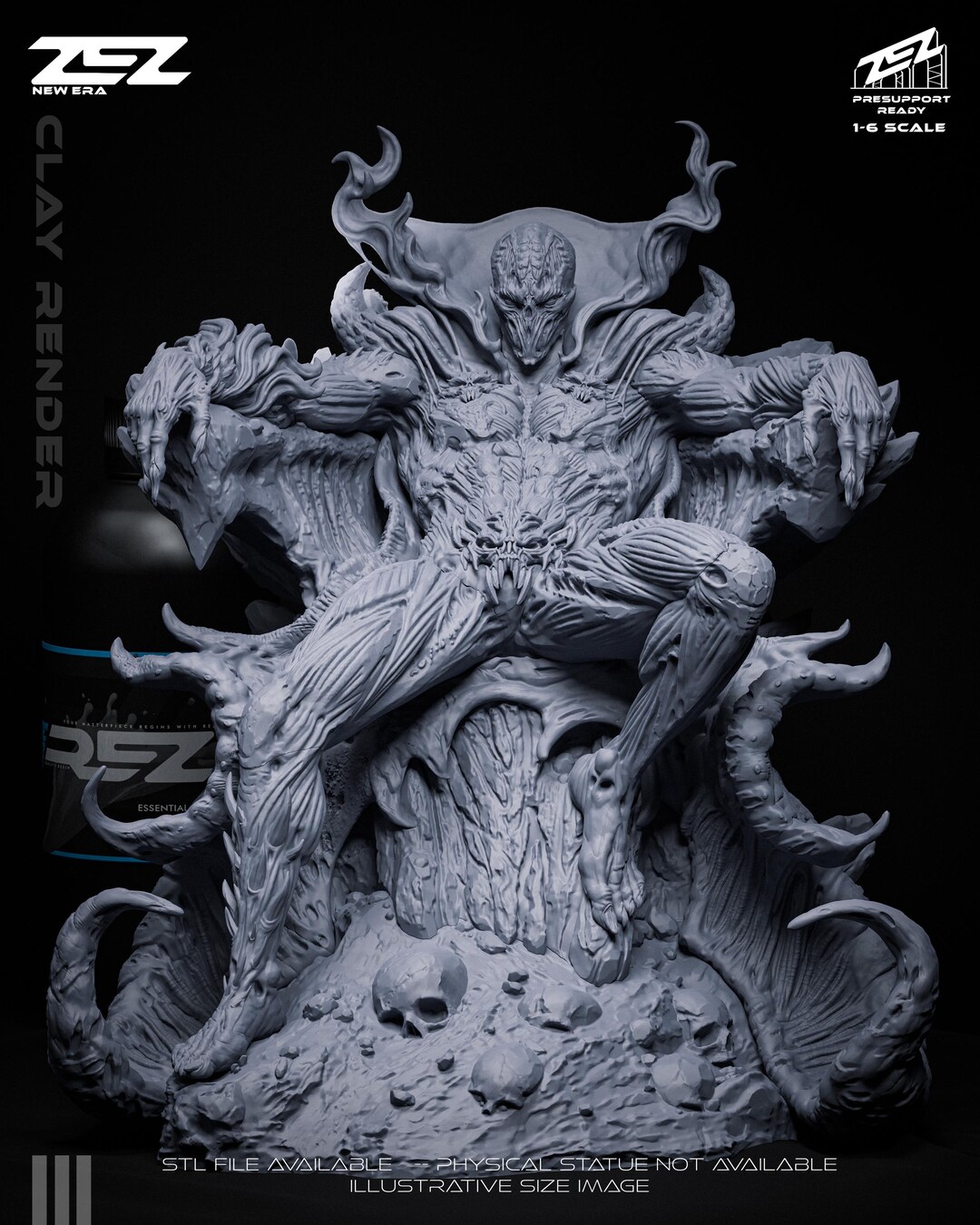 Spawn on Throne Diorama- Ultimate Tier Exclusive – Fan Art Statue by ...