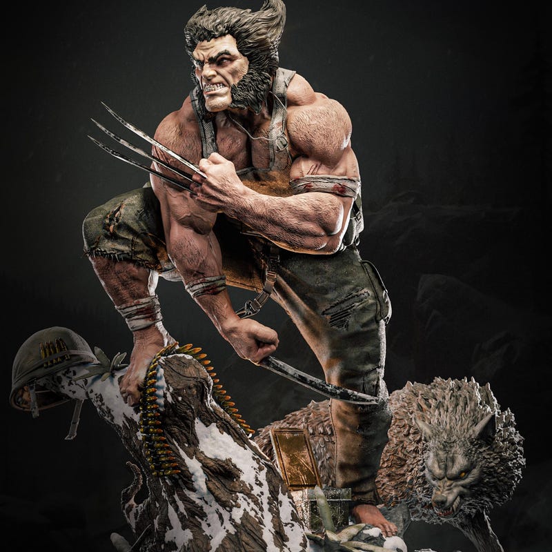 Wolverine Scale Model - Etsy UK