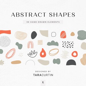 Modern Abstract Shapes, Abstract Shapes Clipart, Modern Shapes Clipart ...