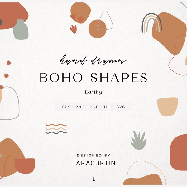 Organic Shapes - Etsy