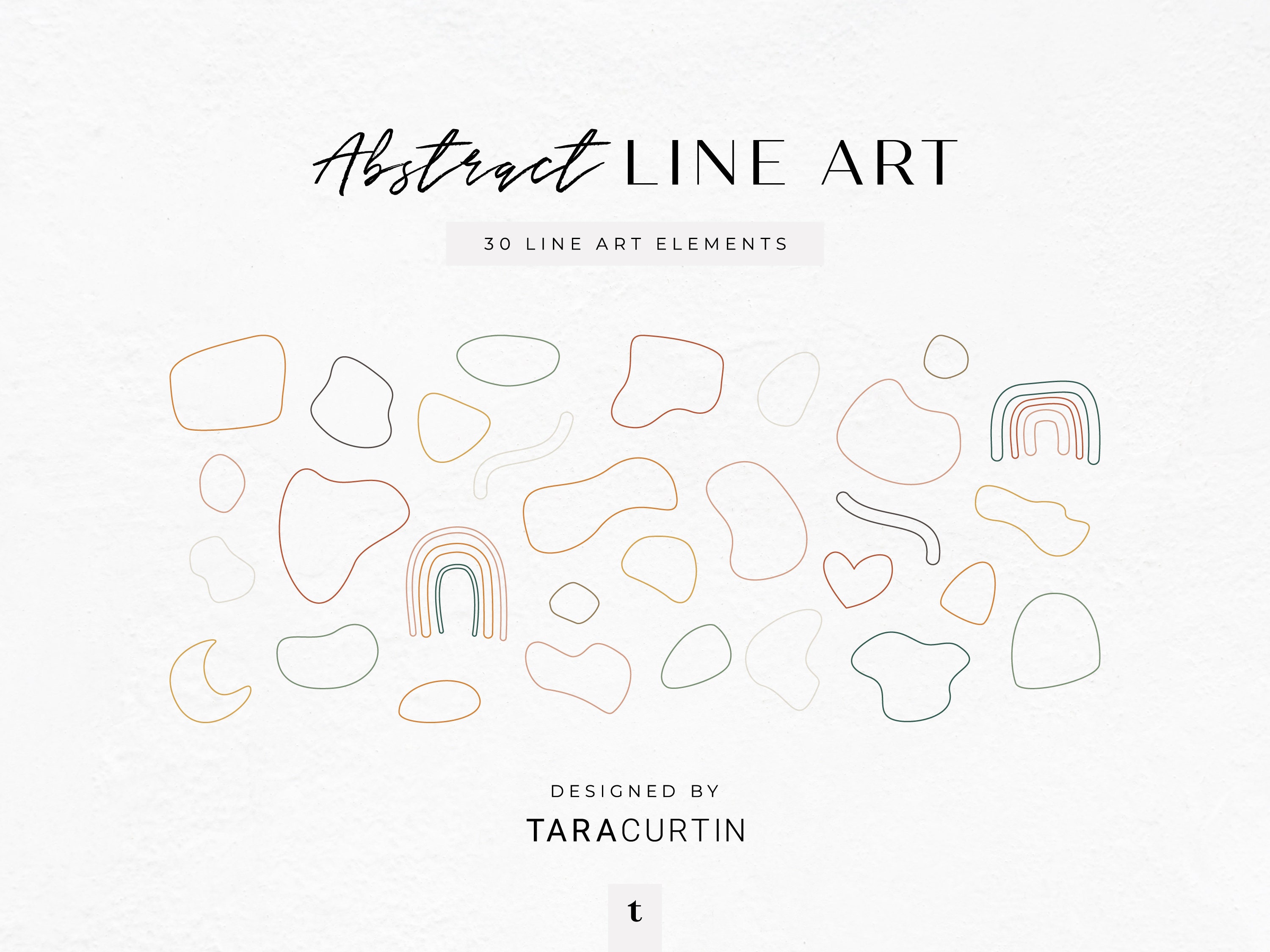 Abstract Shapes, Abstract Line Art, Hand Drawn Shapes, Organic Shapes ...