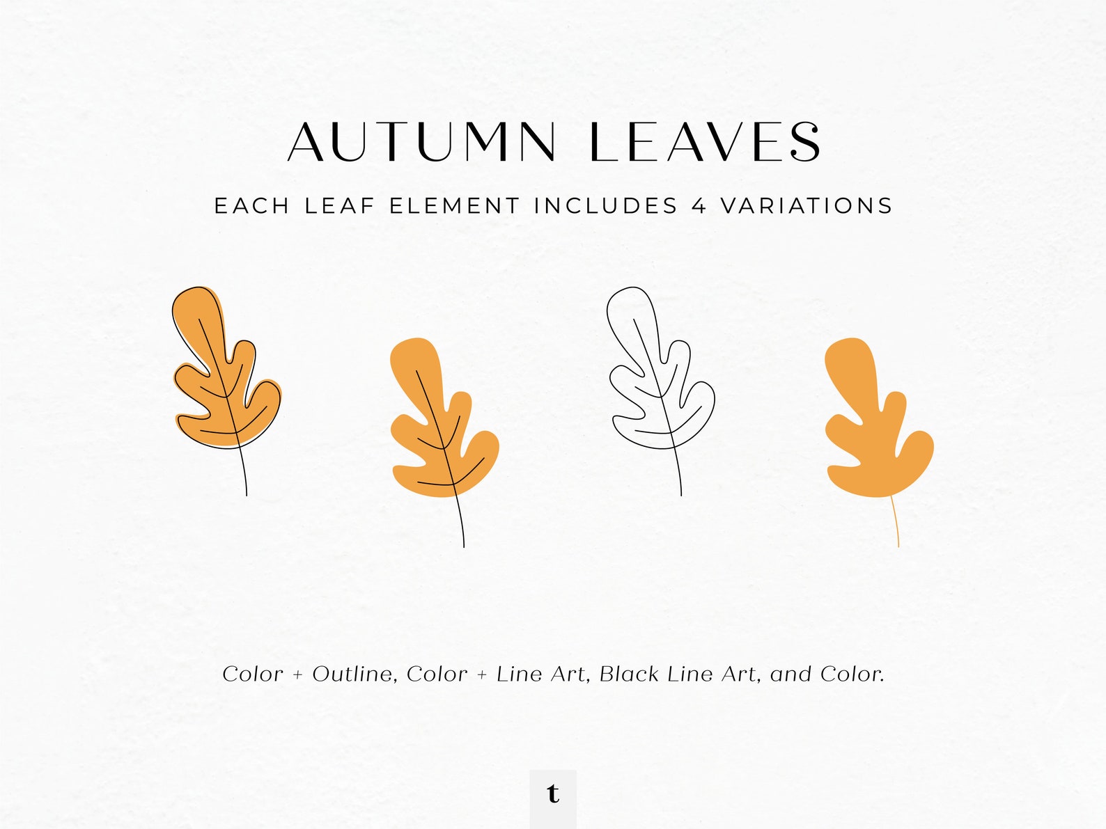 Autumn Leaves Bundle Autumn Leaves Clipart Leaves Clipart - Etsy