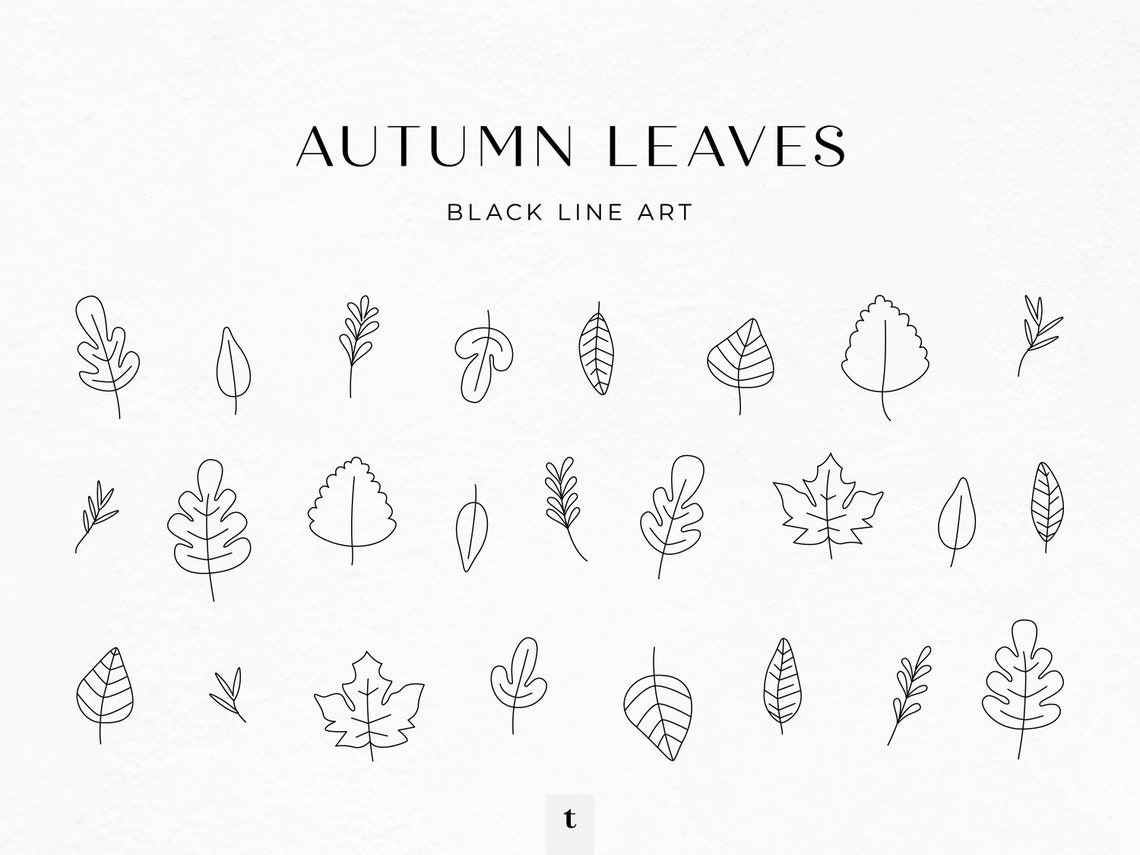 Autumn Leaves Bundle Autumn Leaves Clipart Leaves Clipart - Etsy