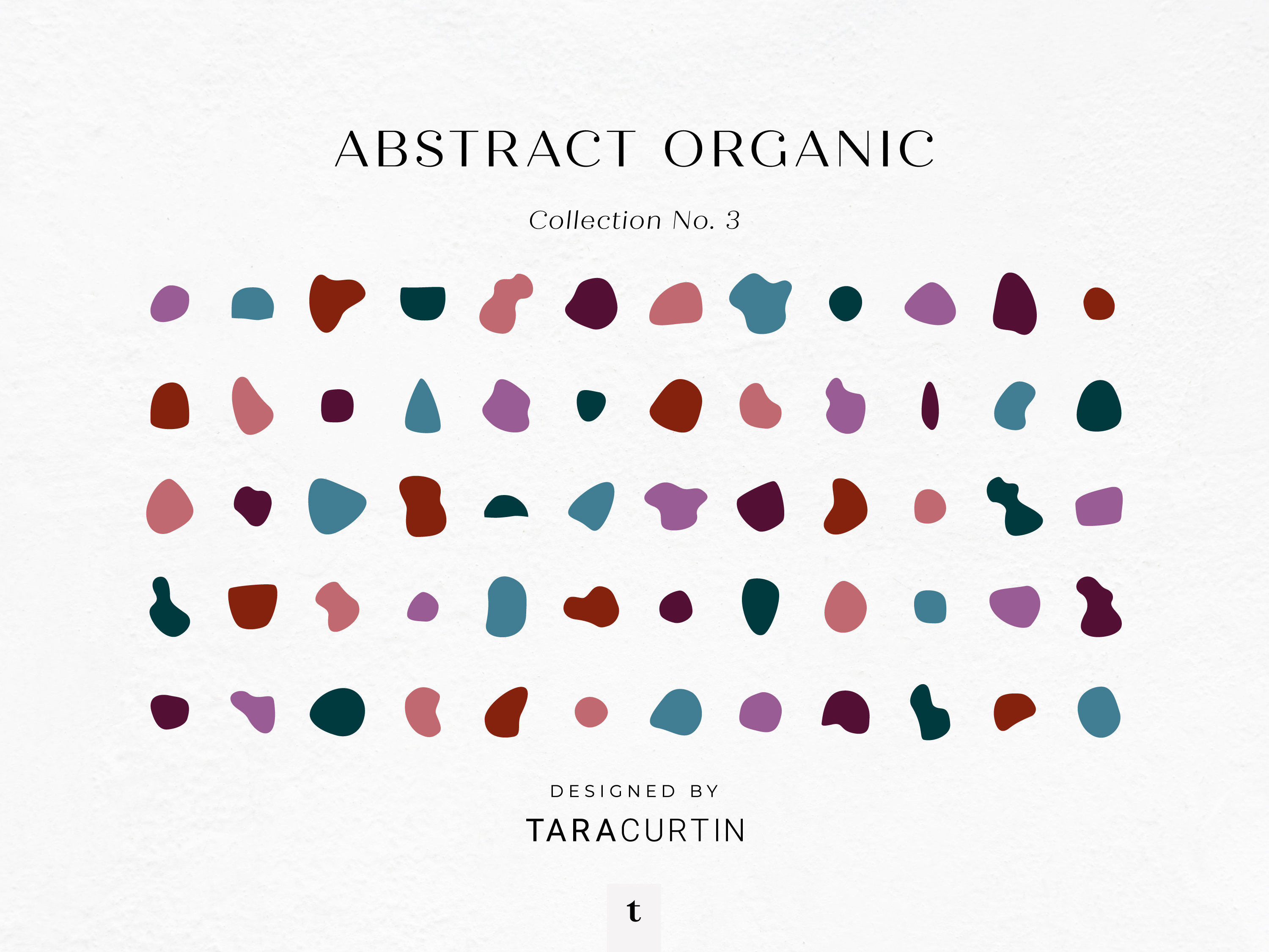 Abstract Modern Organic Shapes, Collection 3, Abstract Line Art, Hand ...