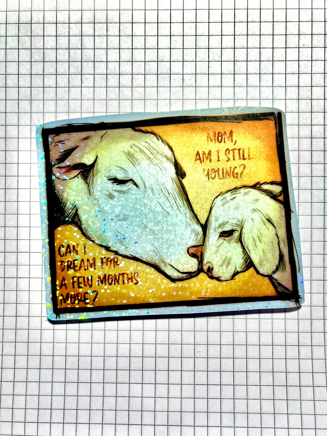 Class of 2013 Mitski Holographic Vinyl Lamb Sticker - Etsy