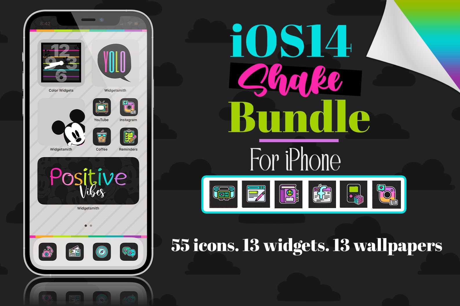 Shake iOS Icon Bundle | Etsy