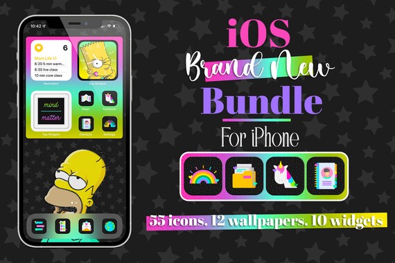 Brand New App Icons Bundle Screen Customization Ios Android | Etsy