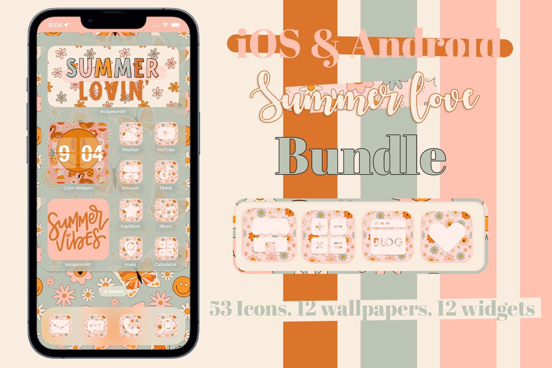 Summer Love Bundle for iPhone and Android - Etsy