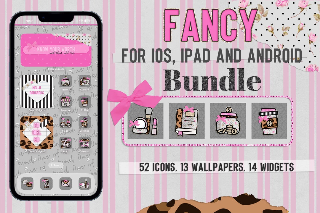 Fancy App Icon Bundle for Ios, iPad and Android Devices - Etsy