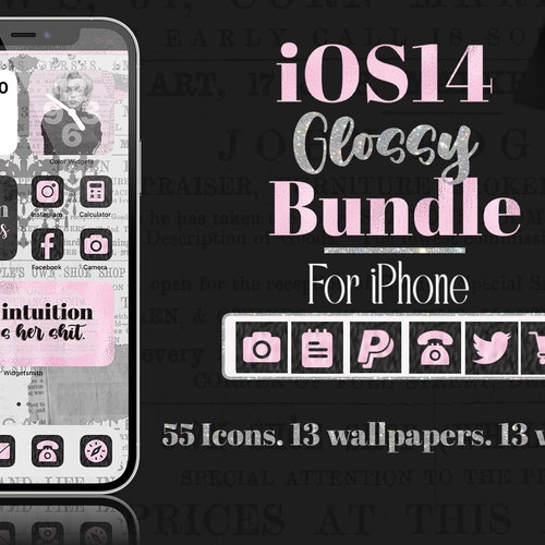 Sticker Ios App Icon Bundle - Etsy