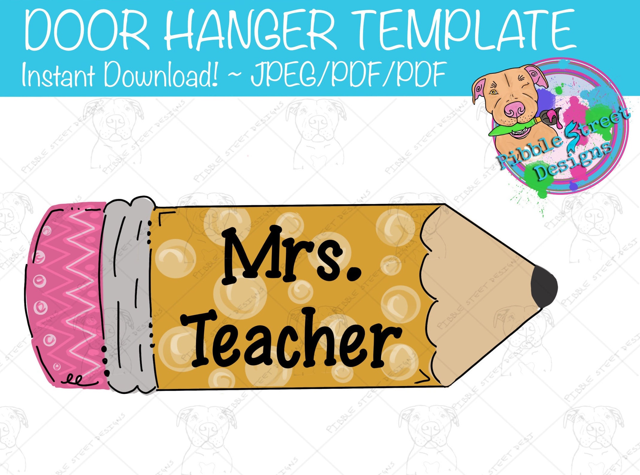 Teacher Appreciation - Pencil Door Sign - Etsy