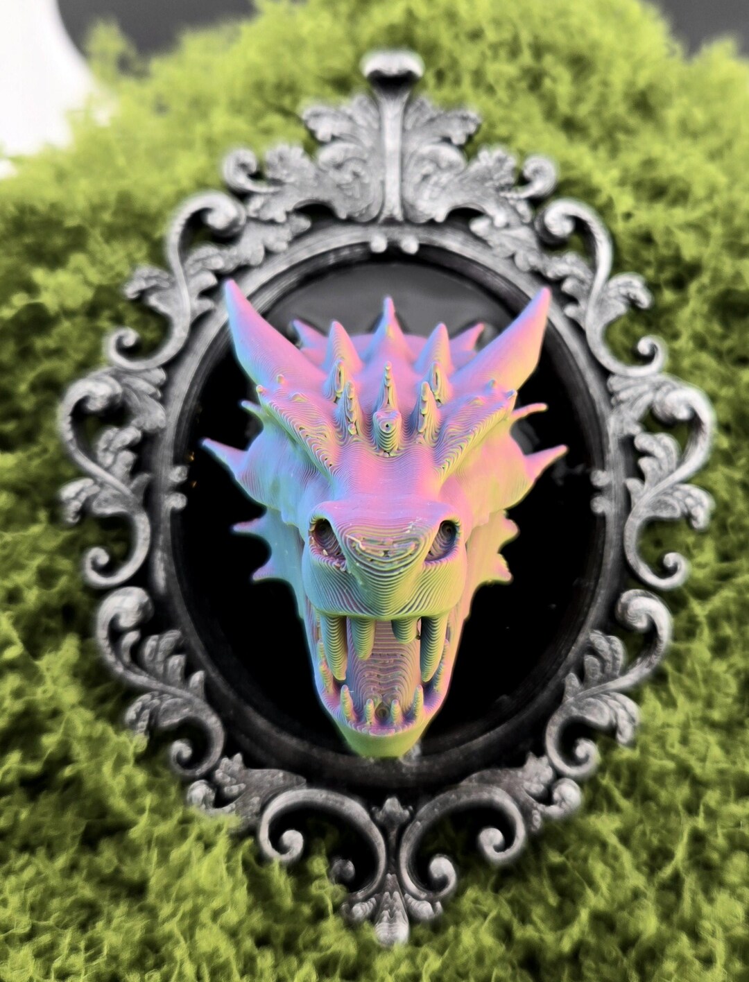 Dragon Gothic Fridge Magnet – Mirror Mirror - Hand-painted 3D Printed ...