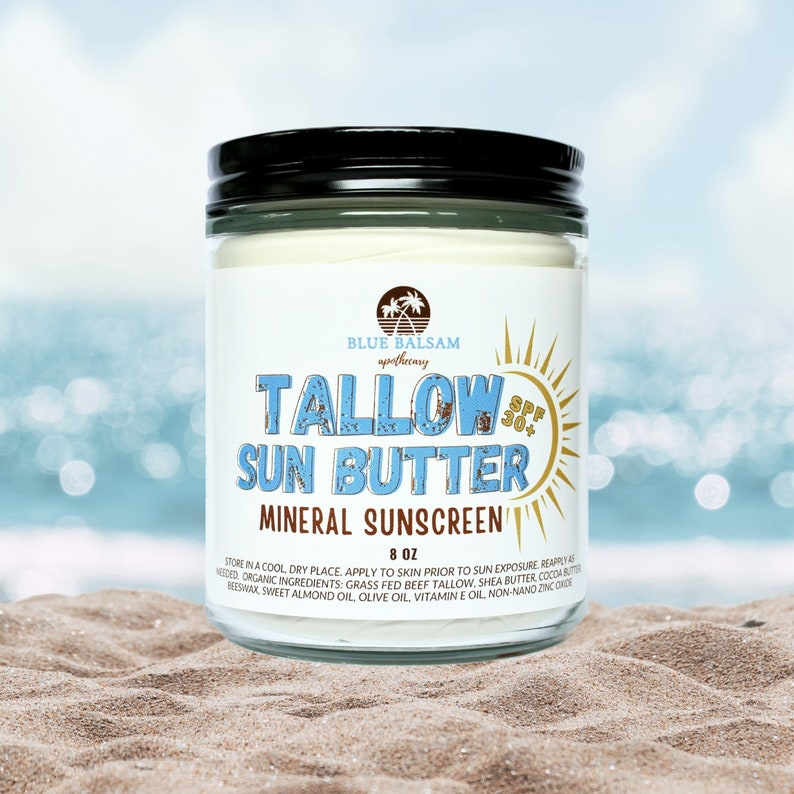 Whipped Tallow Sunscreen L Organic Grassfed Tallow Butter | Nonnano ...