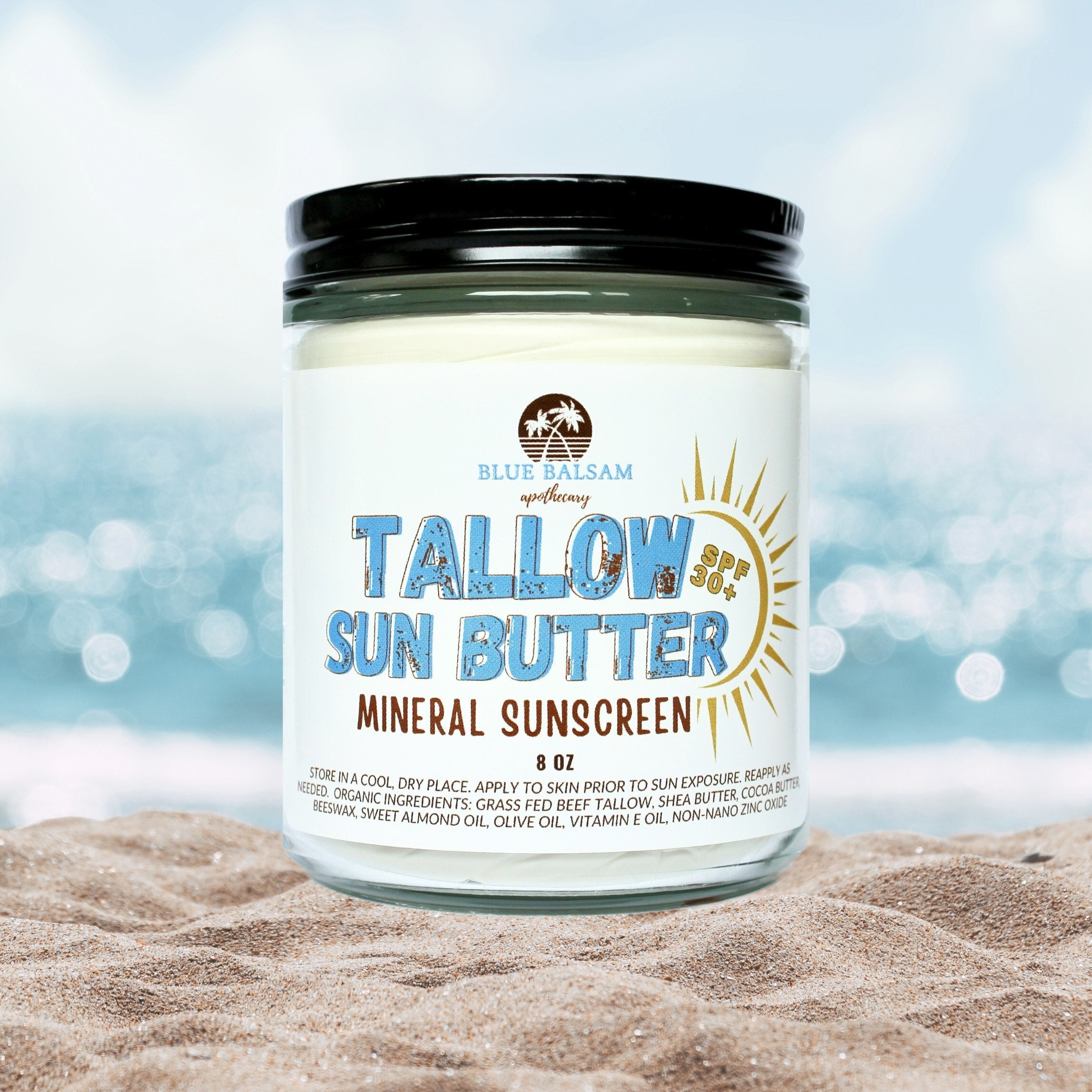 Whipped Tallow Sunscreen L Organic Grassfed Tallow Butter | Nonnano ...